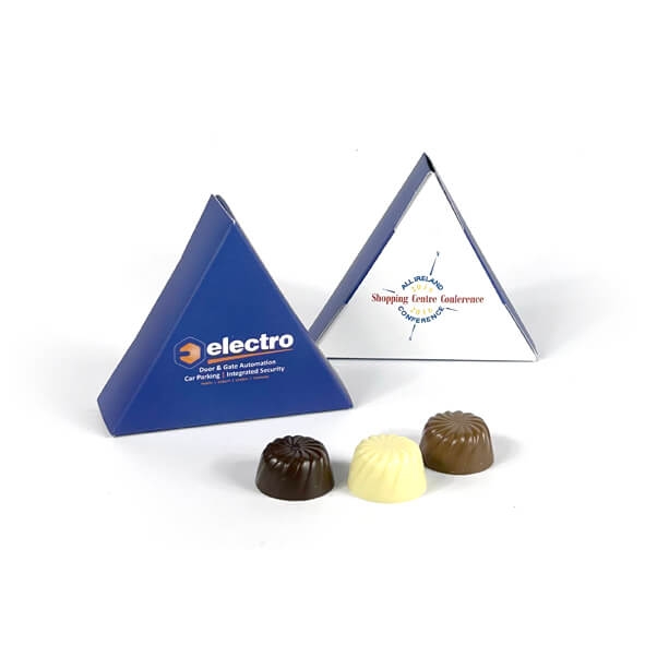 Personalised 3 Chocolate Box | Logo Branded | Baxter Murray