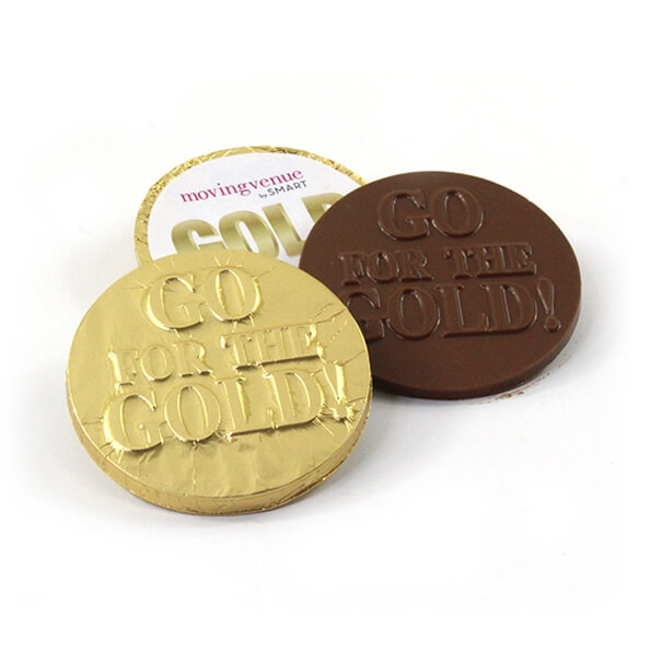 Bespoke Chocolate Coins | Chocolate Logo | Baxter Murray