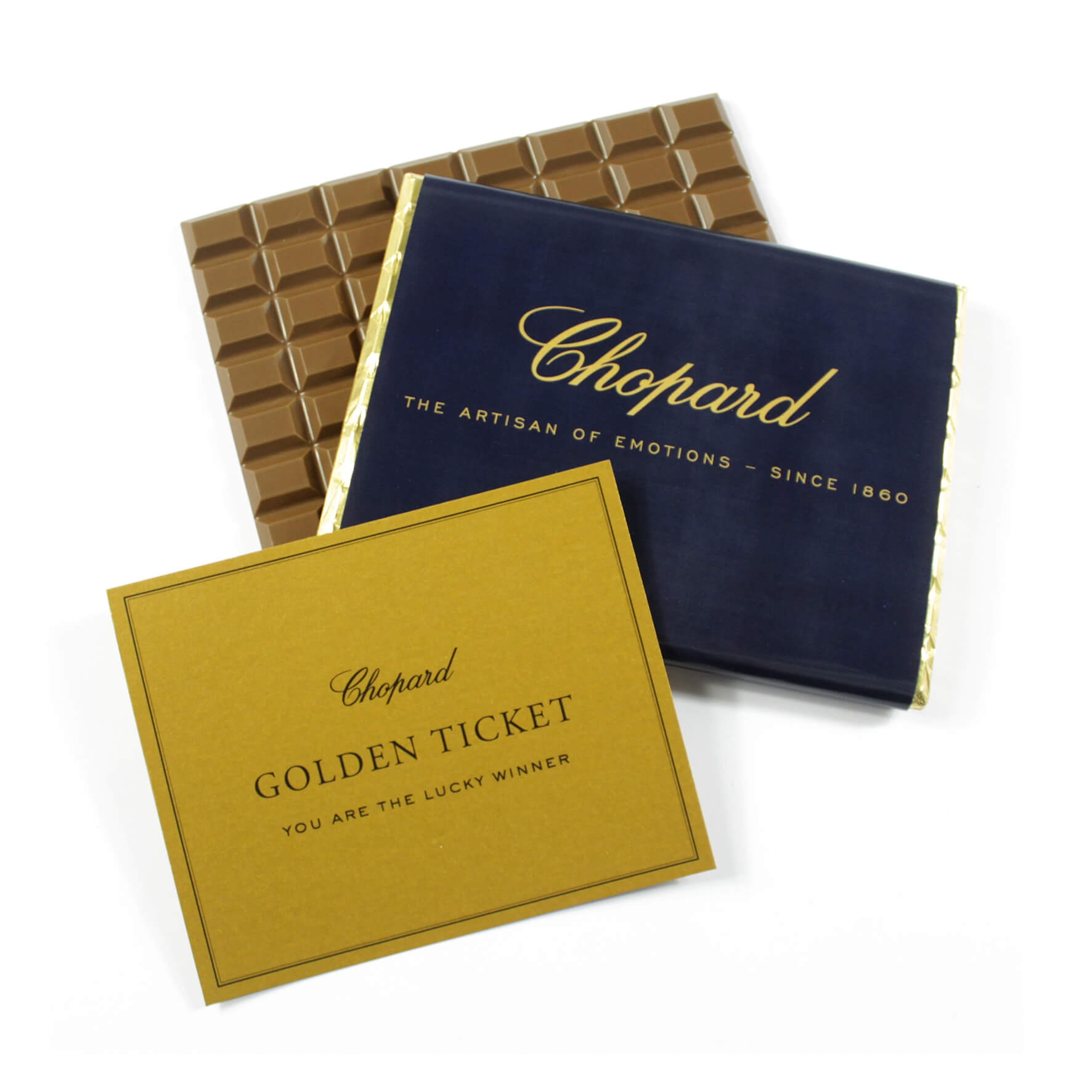 Golden Ticket Chocolate Bar | 195 x 150mms | Baxter Murray