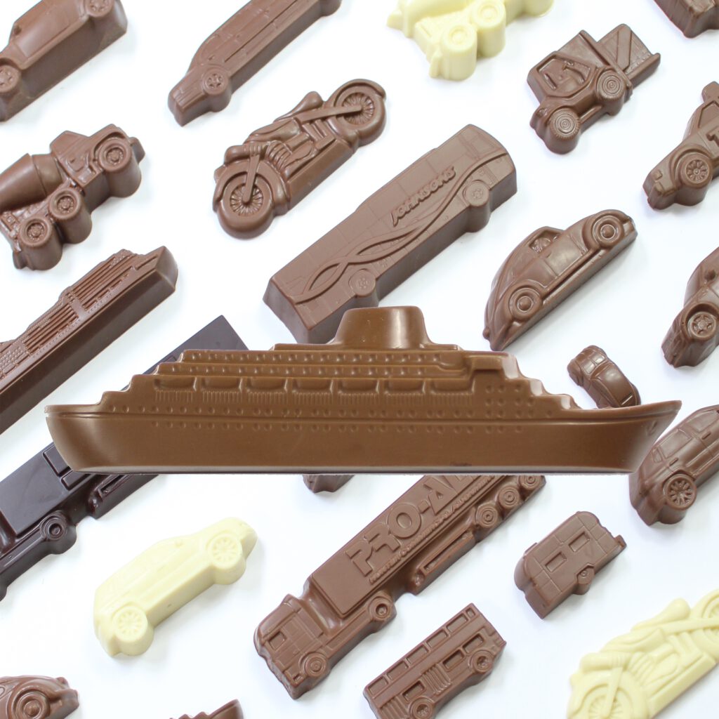 Promotional Chocolate Ship | Branded Colour Packaging