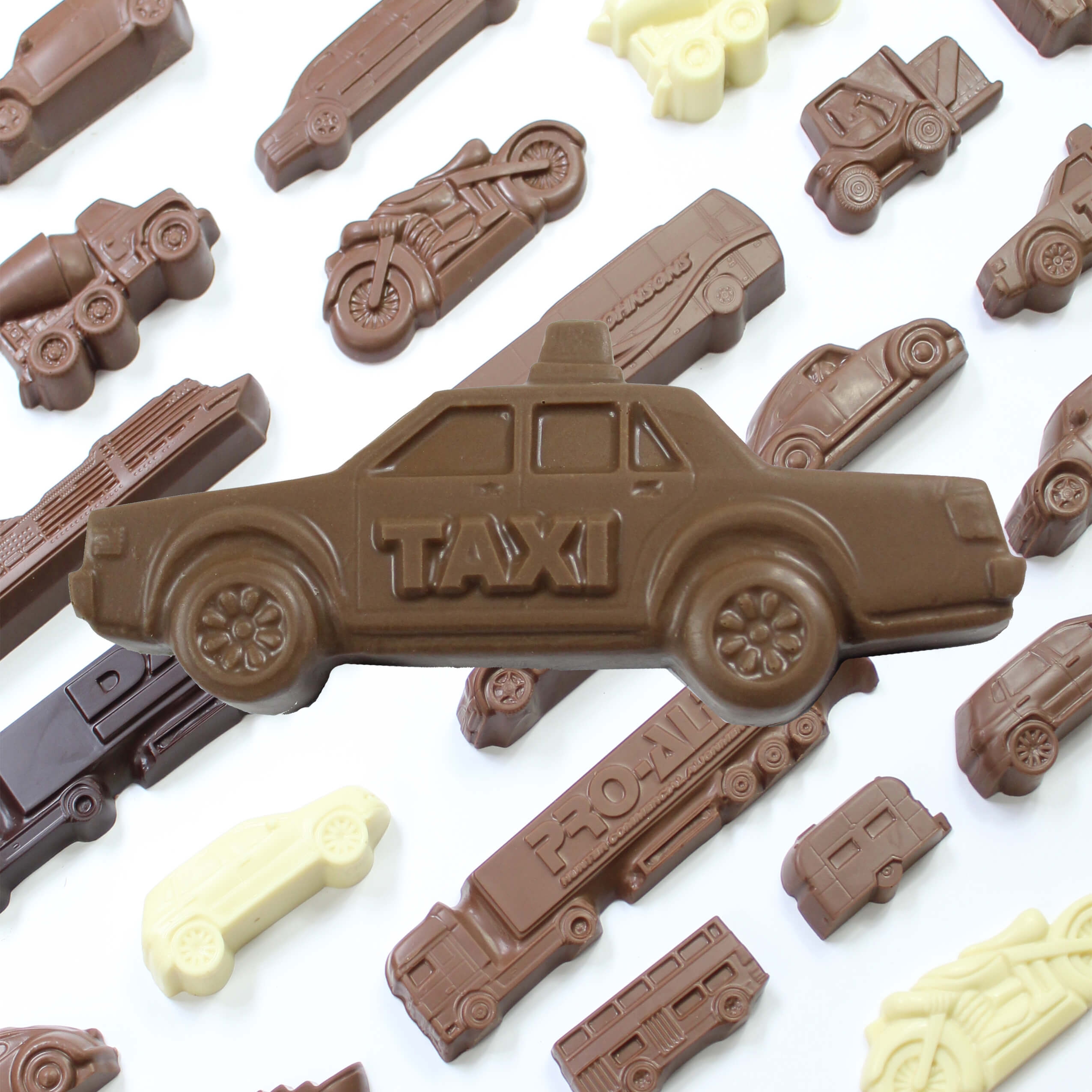 Promotional Chocolate Taxi | Branded Colour Packaging