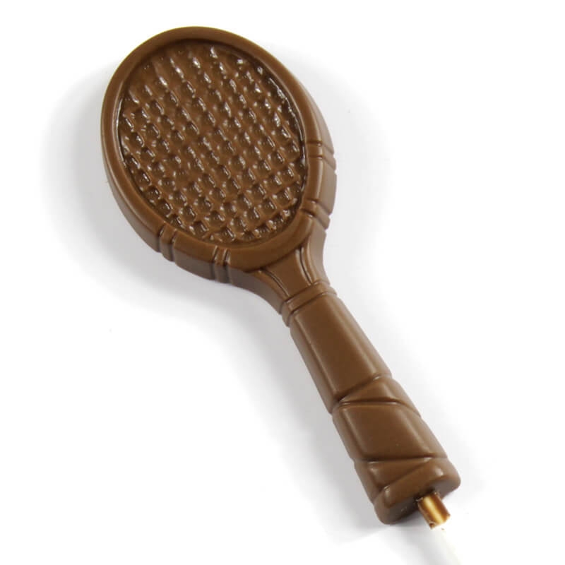 Tennis Racket Chocolate Lollipop | Tennis Promotional Gift